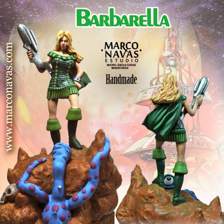 Comic, Barbarella, The Figure. - Marco Navas Studio
