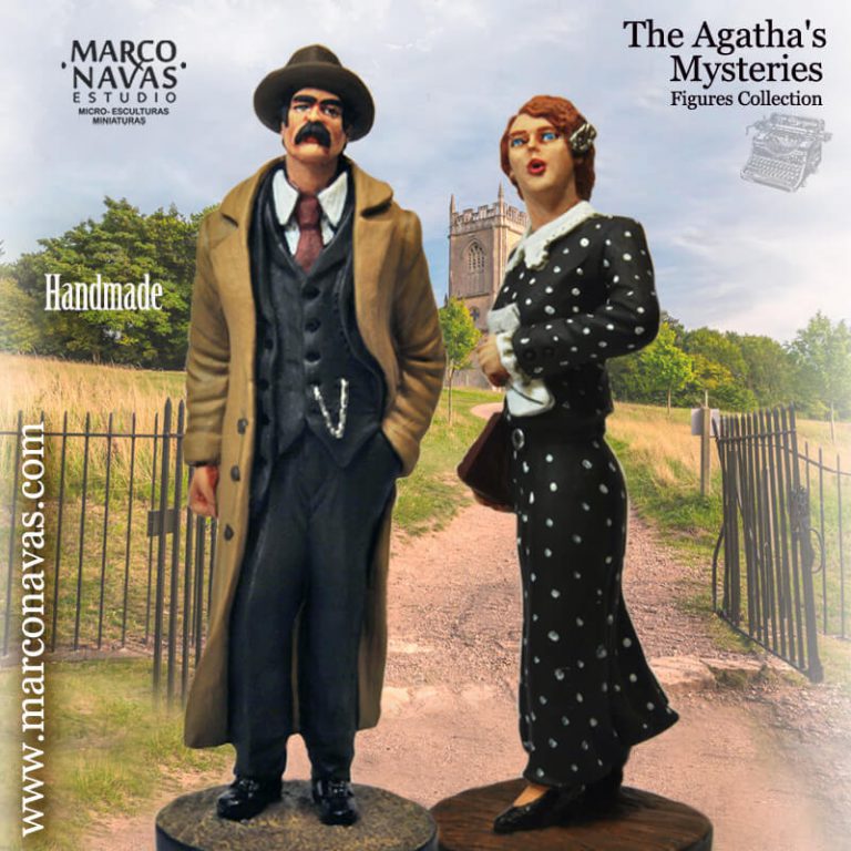 Agatha Christie, Pack Japp Inspector & Miss Lemon, The Figures. - Marco ...