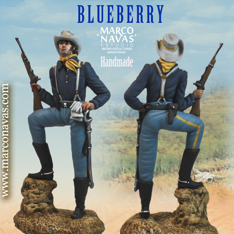 Comic, Lt. Blueberry.The Figure. - Marco Navas Studio